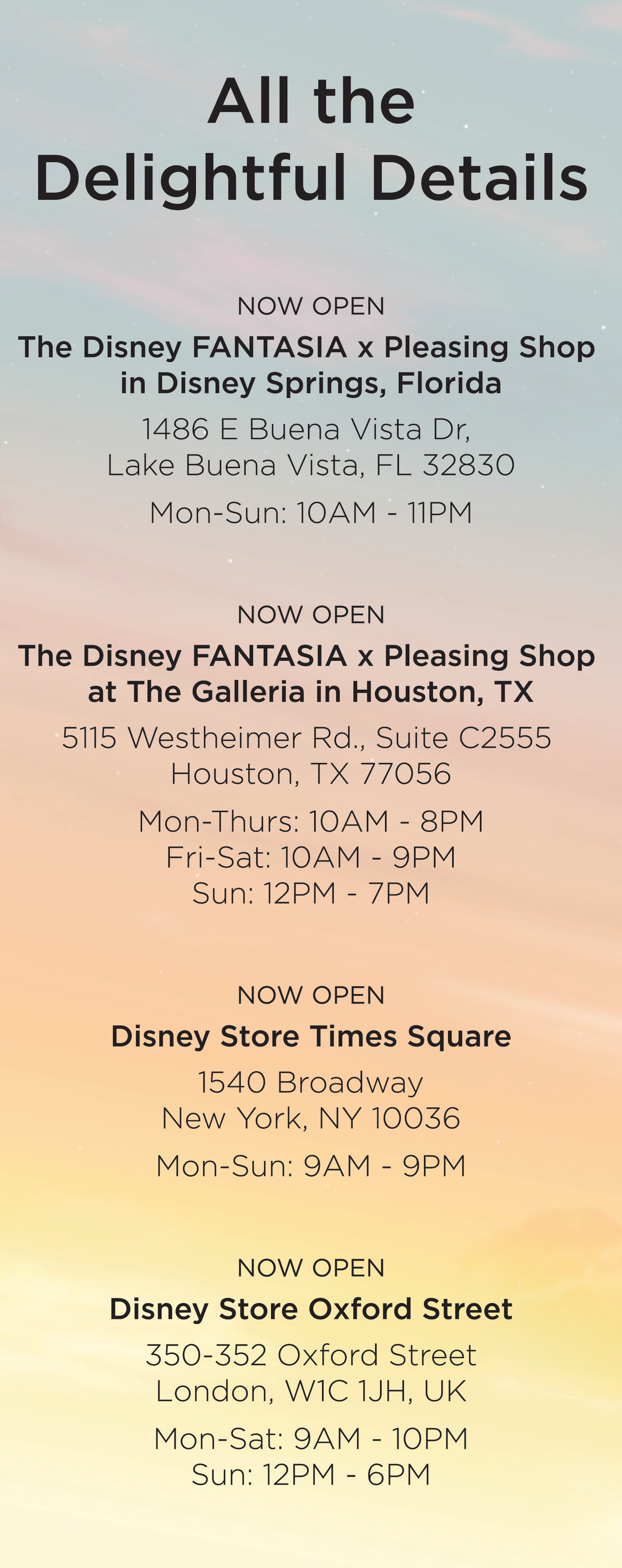 Disney FANTASIA x Pleasing